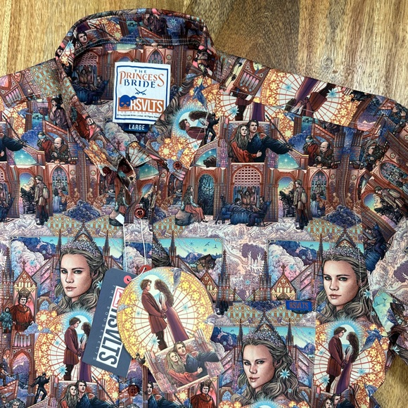 RSVLTS | Shirts | Rsvlts Princess Bride Buttercup Large Nwt Short ...